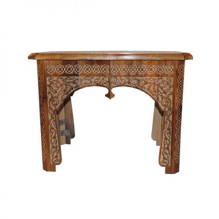 Islamic Wooden Carved Table For High-Class Interior