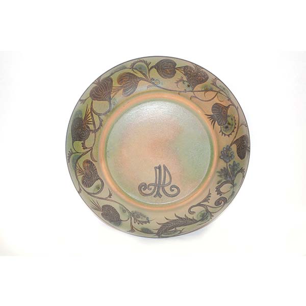 Majestic Ceramic Plate Made By The Hands Of A Uzbek Pottery Master